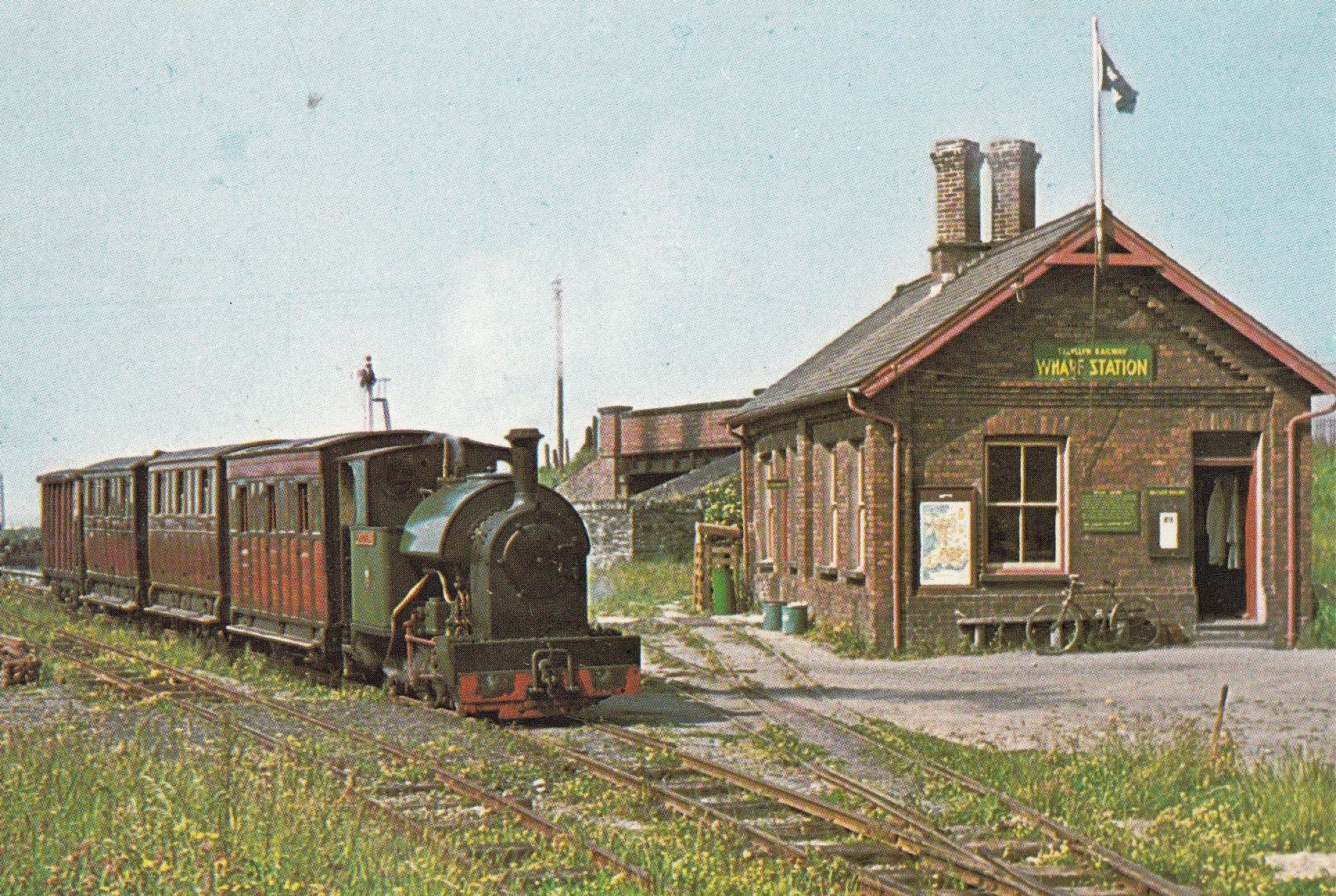 Wharf Welsh Railway Station in 1953 Talyllyn Rail Postcard