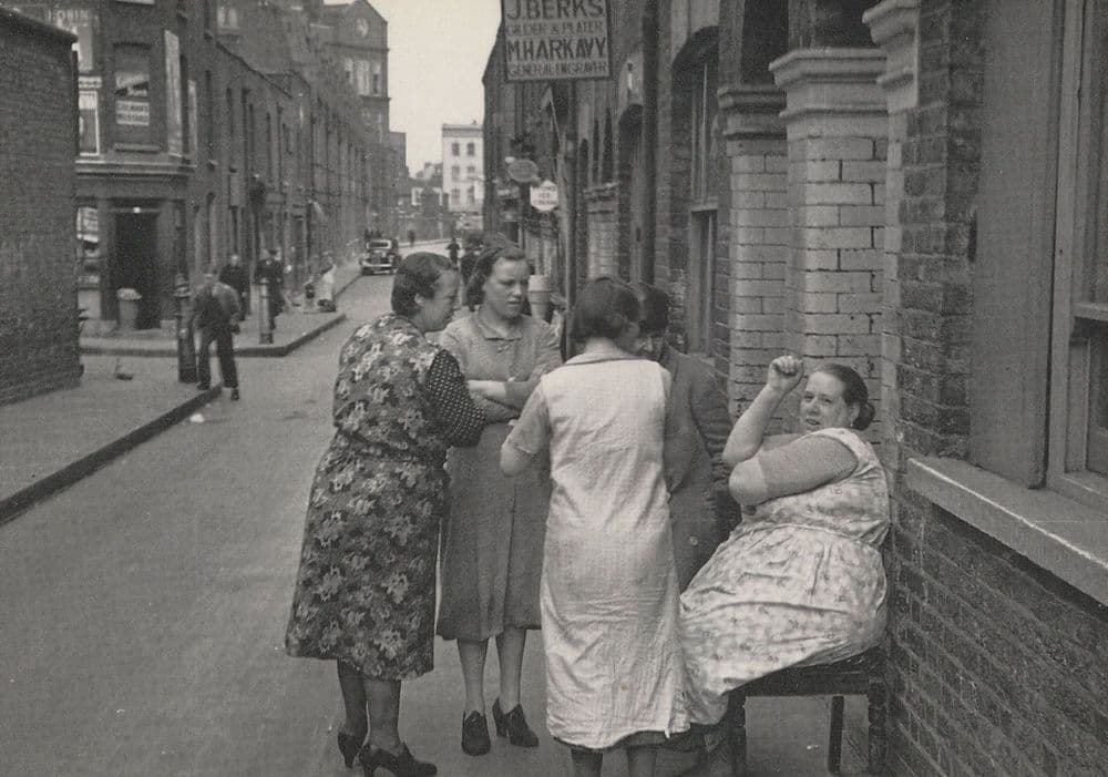 Whitechapel London Poverty in 1930s BBC Real Photo Postcard