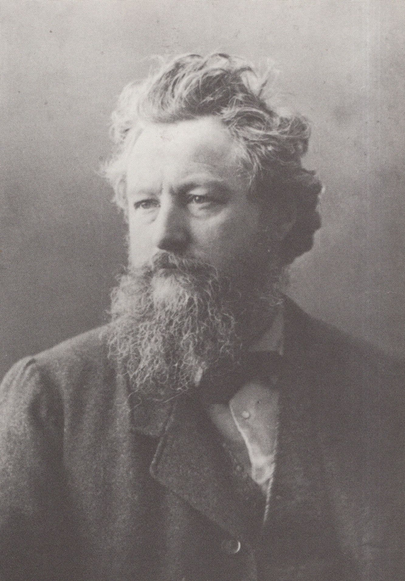 William Morris Poet National Portrait Gallery Award Photo Postcard