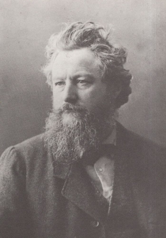 William Morris Poet National Portrait Gallery Award Photo Postcard
