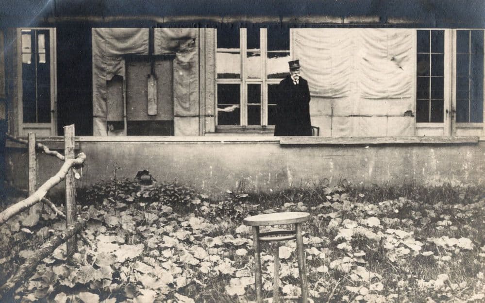 WW1 Chair For Soldiers To Be Shot Killed By German Army War Postcard