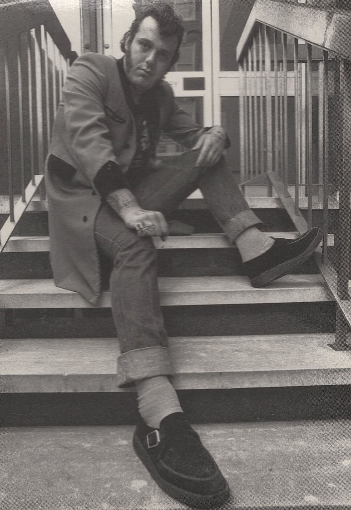 Youth Rockabilly Rebel in 1977 BBC Hulton Photo Library Postcard