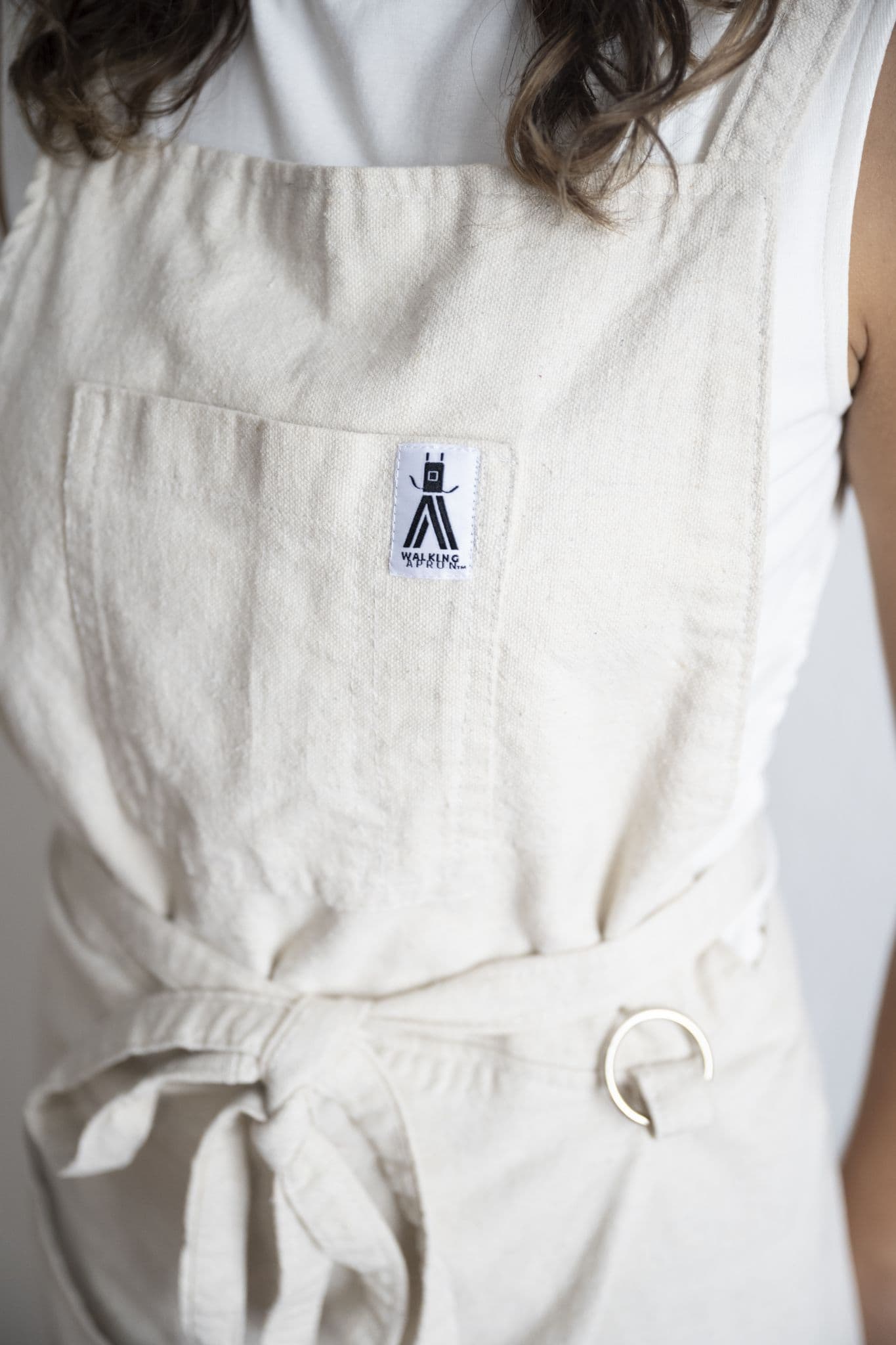 Walking Apron, pottery apron, artist apron, crafting apron