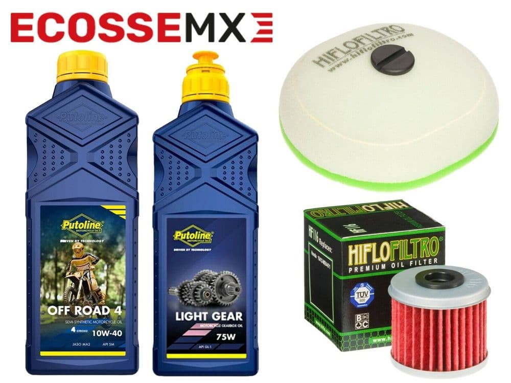 Honda CRF250R 2014-2017 Motocross Service Kit Gear Oil Air Filter Oil ...