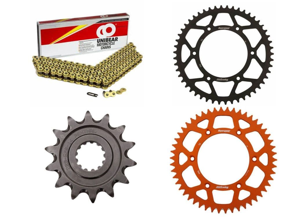KTM XCW200 2001-2025 Unibear Heavy Duty Chain and Sprocket Kit