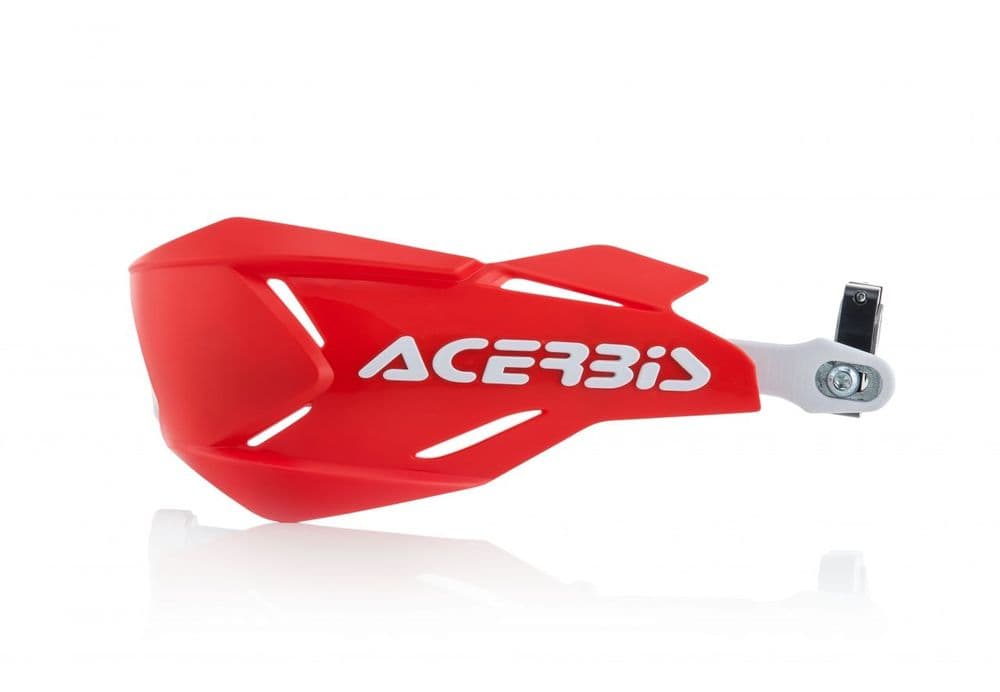 New Acerbis X-Factory Motocross Enduro Wrap Around Handguards Red/White