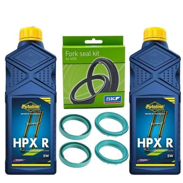 Yamaha WR450F 2003-2004 SKF Fork And Dust Seal Putoline 5W Fork Oil ...