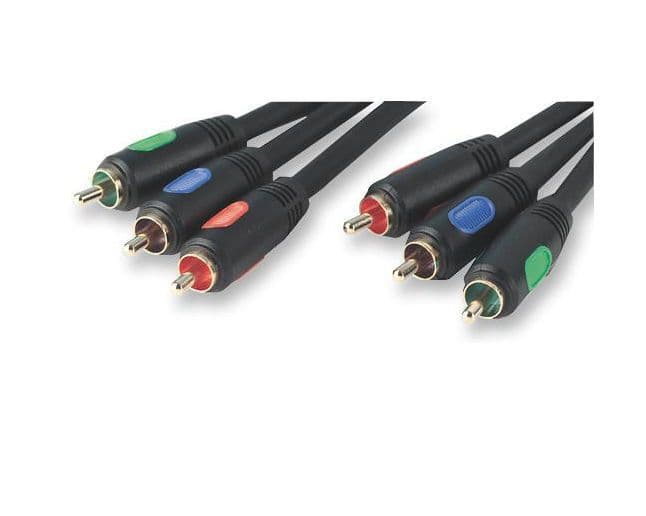 0 15m Component Video Cable - 15cm Gold Plated Shielded