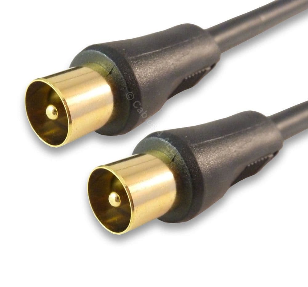 0 5m Male to Male TV Aerial Lead