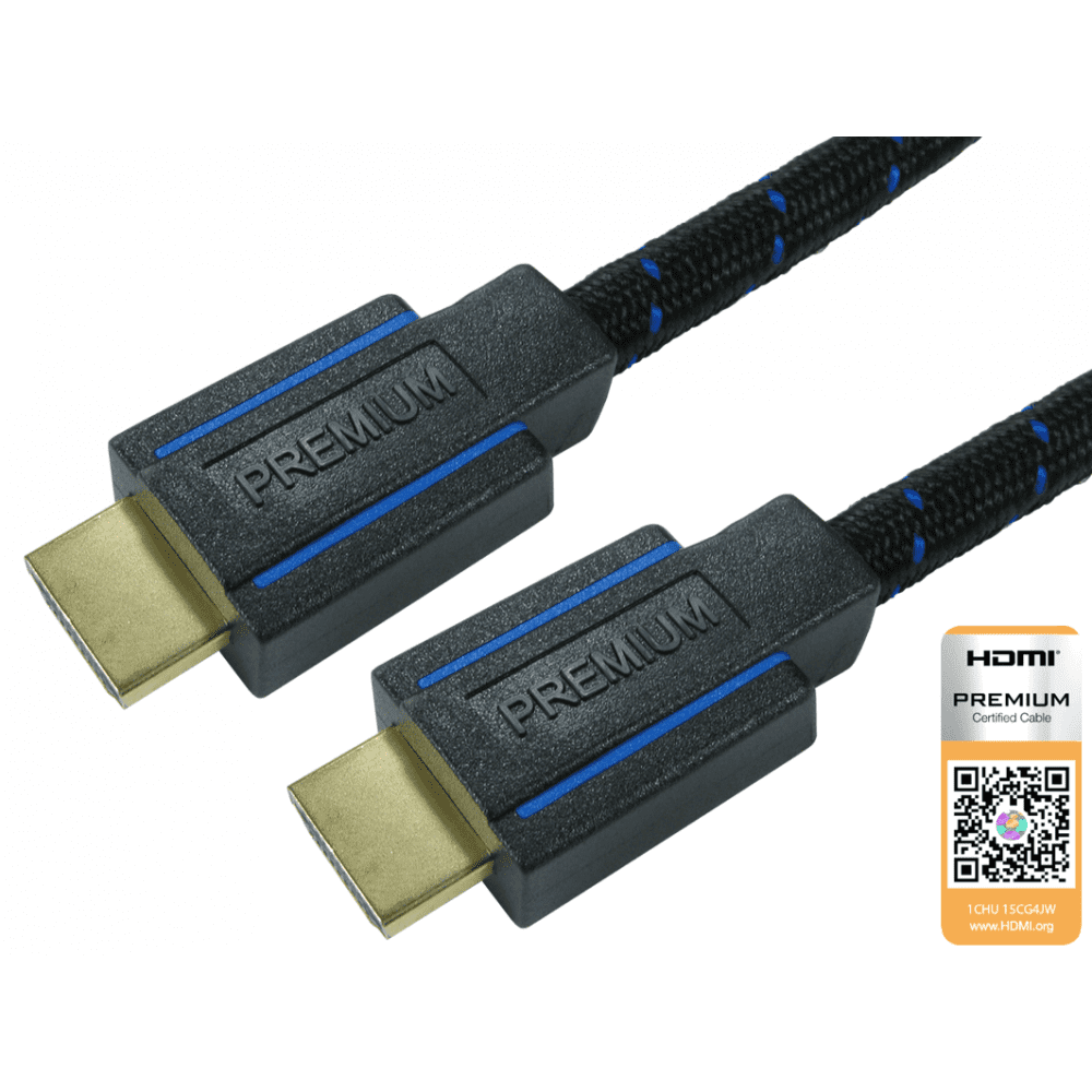 1.8m Premium Certified 4K HDMI Cable - Braided Sleeve | Cables 4 ALL