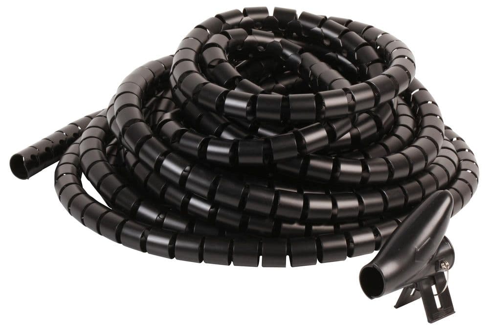 10m Cable Tidy - 30mm Diameter Spiral Wrap with Tool | Cables 4 ALL