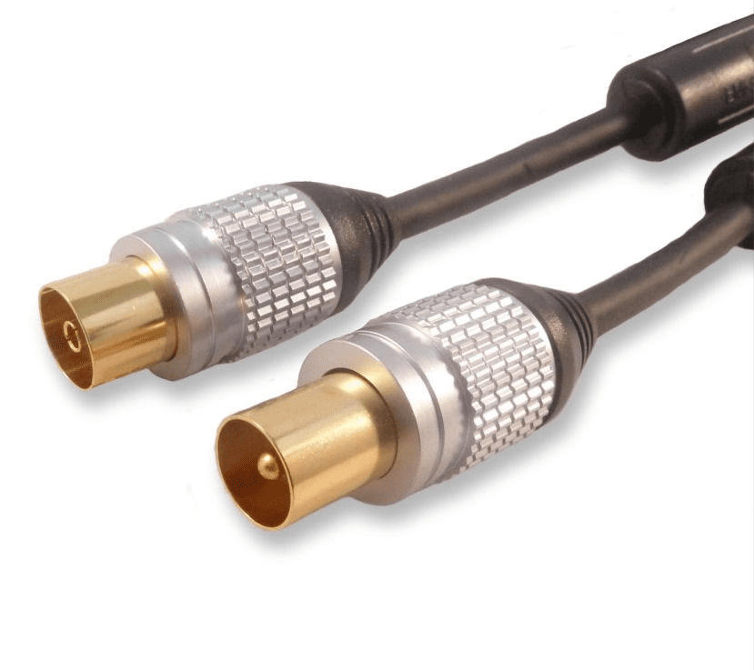 2.5m M-F Premium TV Coaxial Aerial Cable- Suitable for Digital TV ...