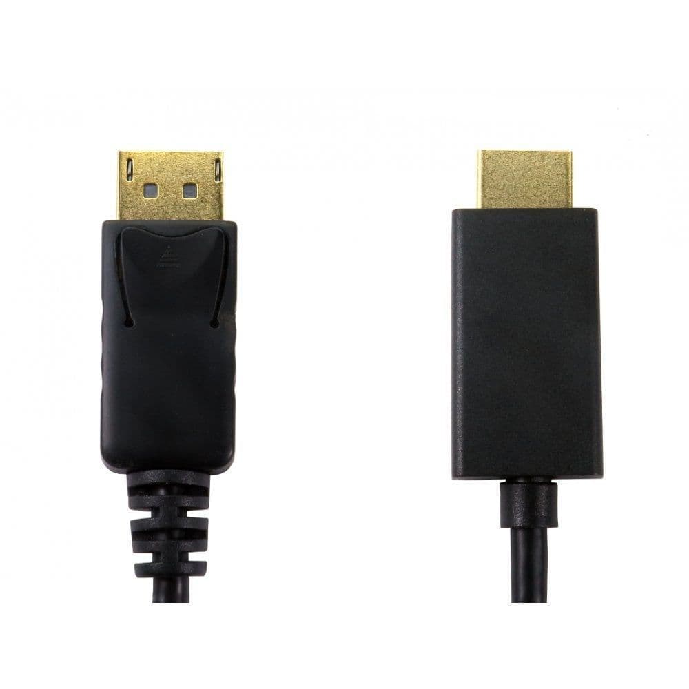 2m 4k DisplayPort Male to HDMI Male Cable | Cables 4 ALL