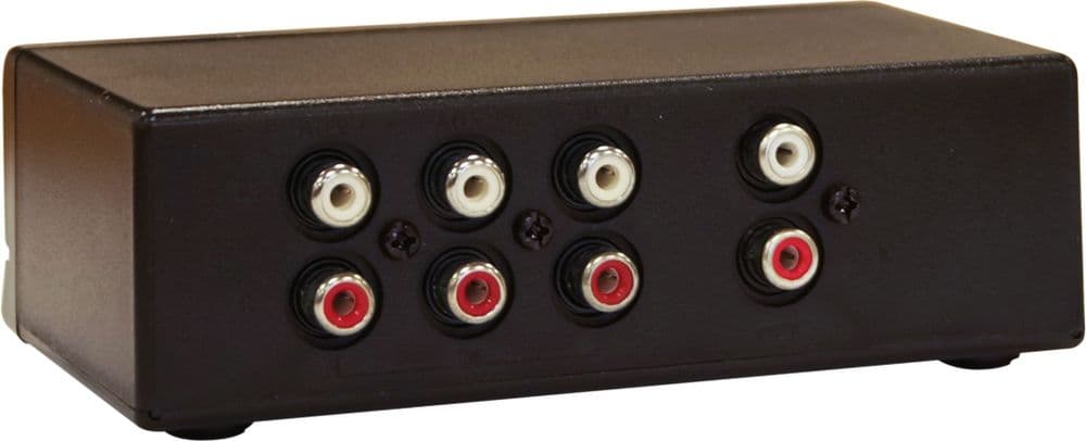 3 Port RCA Switch Box - Audio With Manual Switching | Cables 4 ALL