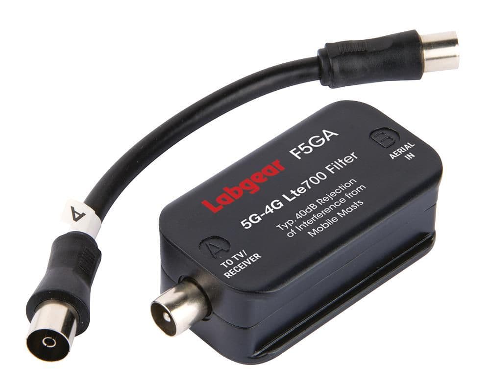 4G / 5G Coaxial TV Filter Protects TV Signal from 4G / 5G Interference