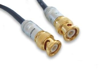 Deluxe 2m BNC Cable - Shielded and Gold Plated Video Cables | Cables4all