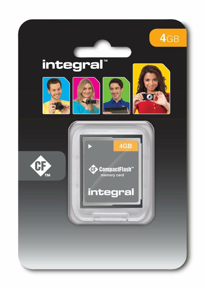 Integral 4GB Compact Flash Card - CF Memory Card