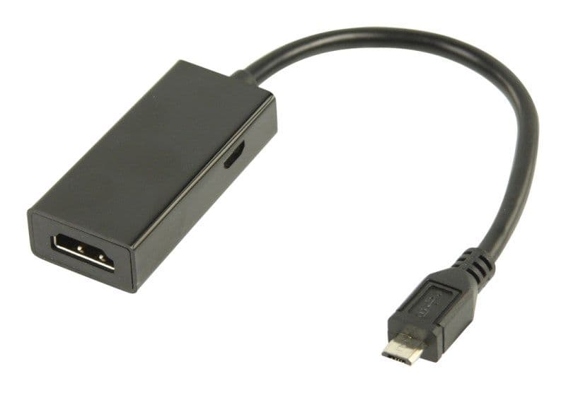 MHL Adapter Cable - USB 5 Pin Micro B to HDMI | Cables4all