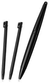 Nintendo DSI XL Stylus Pack - Black 1 Large 2 Small