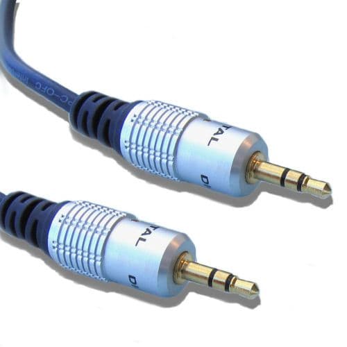 Premium 3m 3 5mm to 3 5mm Jack Lead - Fully Screened