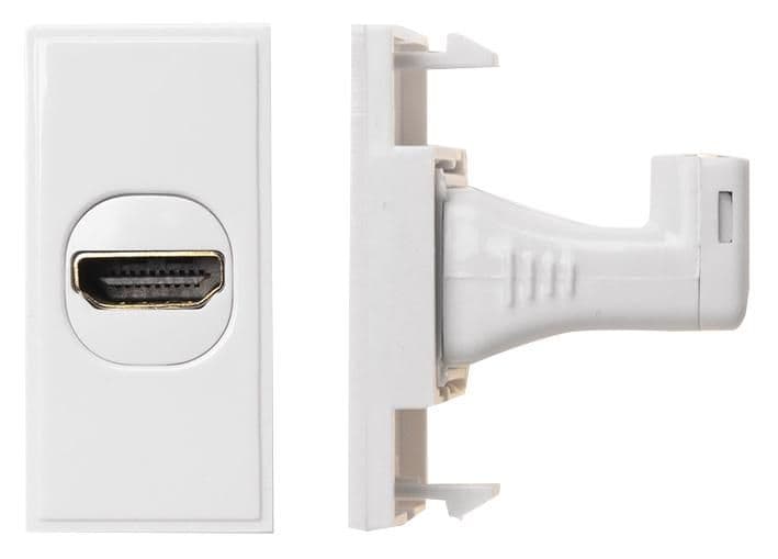 Right Angled HDMI Module - 25mm Euro Module Easy Connect | Cables 4 ALL