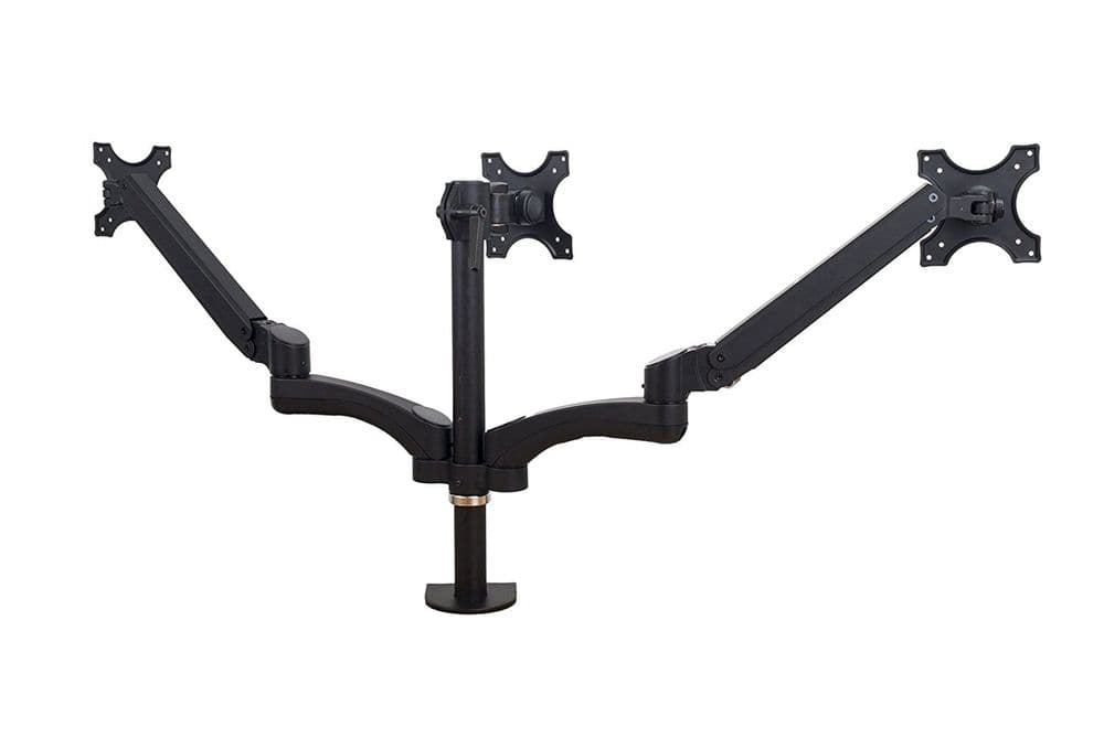 Triple Monitor Desk Stand (Gas Spring) Monitor Arm | Cables 4 ALL