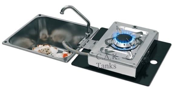 1 BURNER FOLDING HOB INSET SQ SINK