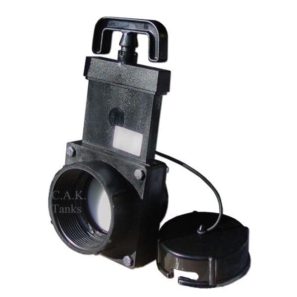 3" SLIDE VALVE SHORT HANDLE WITH CAP