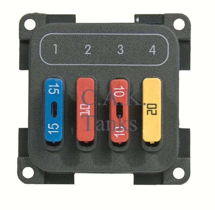 CBE 4 BLADE FUSE MODULE GREY