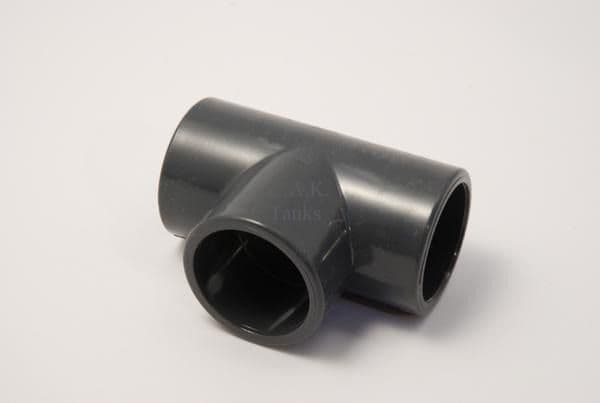 40mm RIGID WASTE RIGHT ANGLED TEE CONNECTION