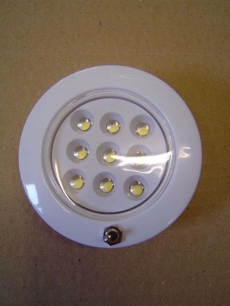 9 LED RECESSED DOWNLIGHT WHITE SWITCH