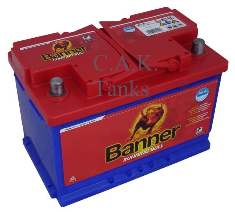 AGM 12V 80Ah BANNER RUNNING BULL LEISURE BATTERY