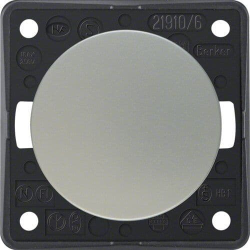 BERKER TWO WAY SWITCH Matt Chrome