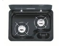 CRAMER 2 BURNER BLACK HOB GLASS
