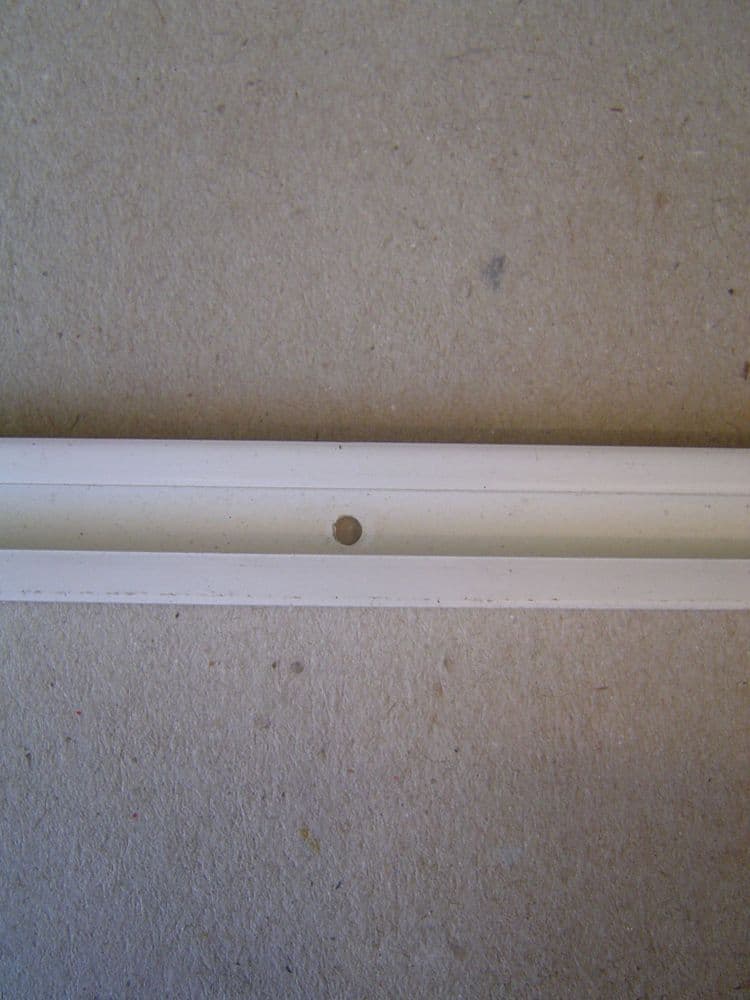 CURTAIN RAIL WHITE C TYPE PER MTR