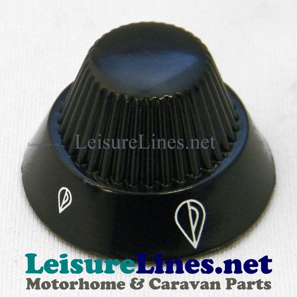 Dometic SMEV Spare 9222 8123 & 8022 Gas Valve Control Knob Black