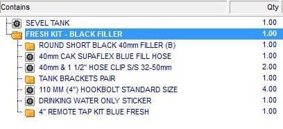 DUCATO 1 & 2 C25 TALBOT EXPRESS MOTORHOME FRESH WATER TANK FITTING KIT ...