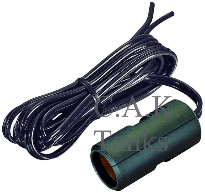 FEMALE AUTO SOCKET WITH EXTENSION CABLE