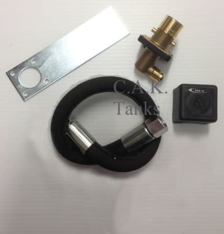 GAS IT IN LOCKER STRAIGHT BRACKET REMOTE FILL SYSTEM