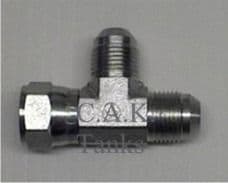 JIC FILL HOSE TEE CONNECTOR MxMxF