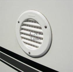 LOUVERED 100MM ROUND COOKER HOOD