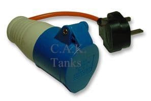 MAINS CONVERTOR LEAD UK 3 PIN PLUG
