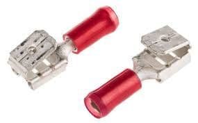 PIGGY BACK CRIMP RED 6 3MM X10