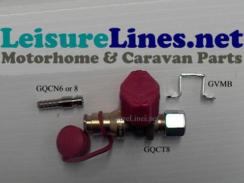 QUICK CONNECT GAS TAP OUTLET 8MM