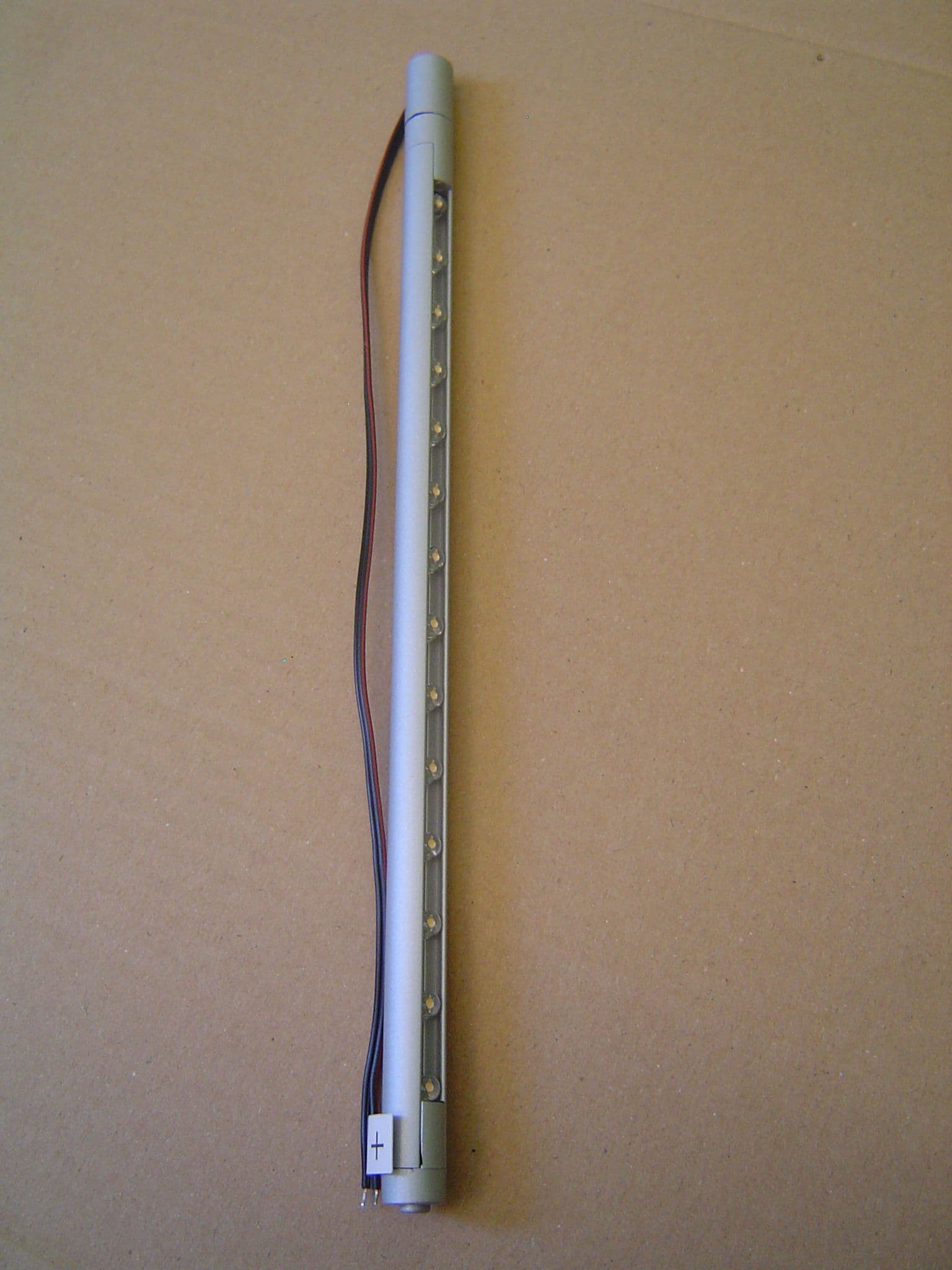 SIGMA TUBE 14 LED LIGHT SWITCHED 12V SILVER GREY 25cm