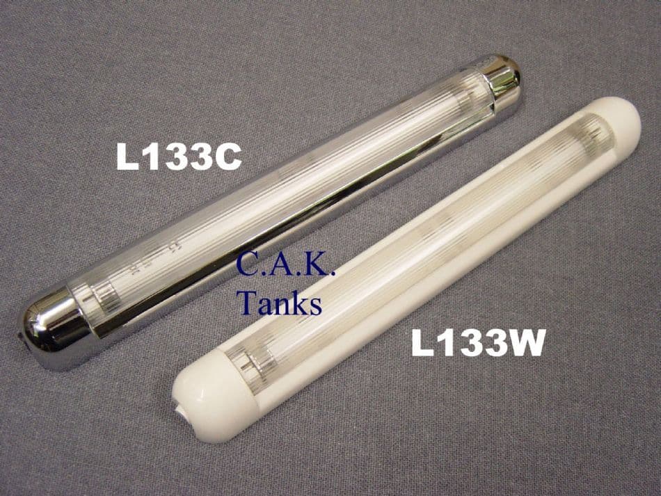 SLIM LIGHT 8W FLUORESCENT SILVER GREY