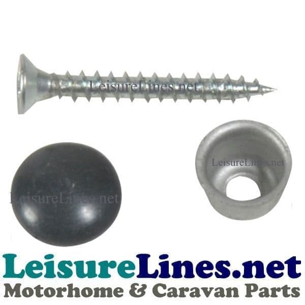 SMEV Set of 6 Fixing Screws Cups and Covers