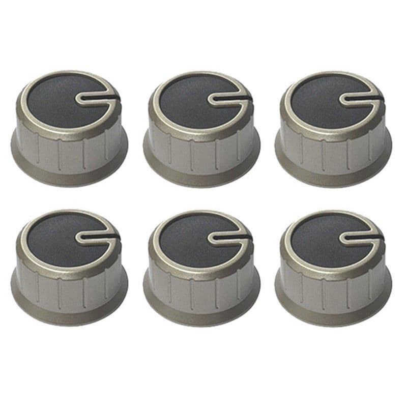 Thetford Oven Cooker Control Knobs Black Nickel 6pk