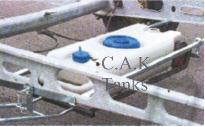 UNDER CARAVAN CHASSIS MOUNT FOR WWTAK35 WHEELED WATER TANK