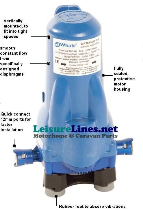 WHALE WATERMASTER ON BOARD P2V PUMP